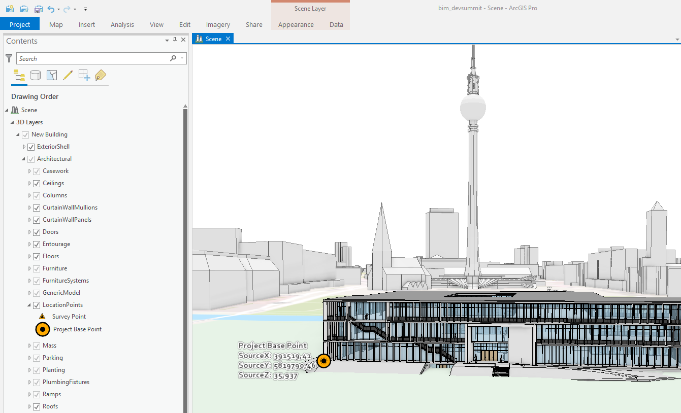 BIM and Building Scene Layer